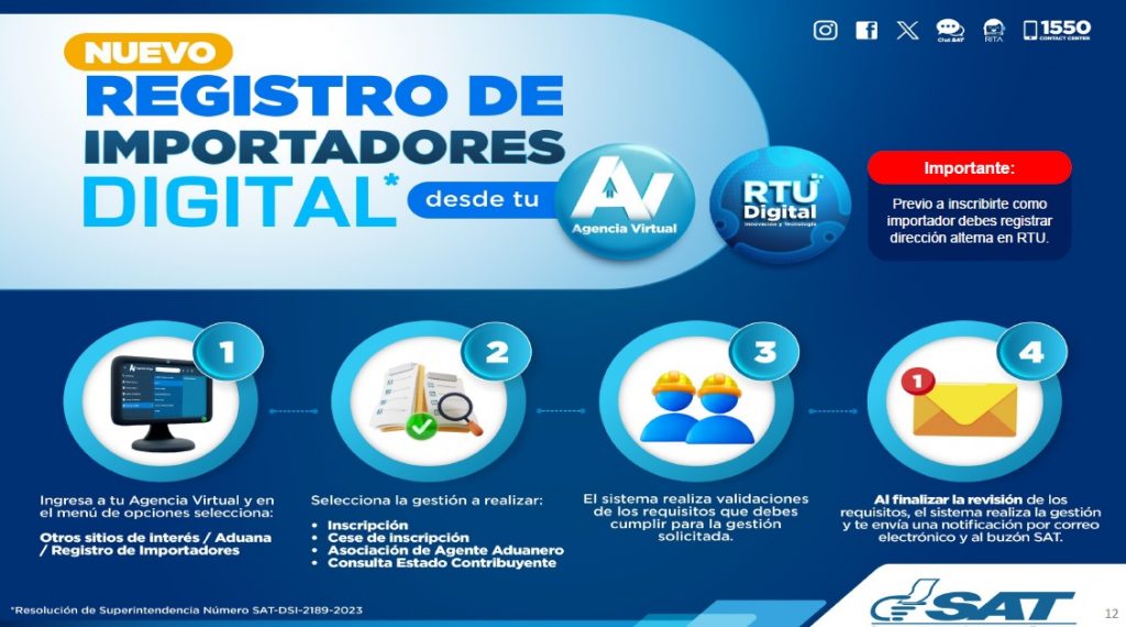 4 Pasos Simples Y Virtuales Para Registro De Importadores Ante SAT